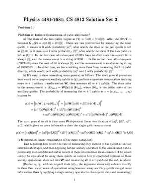 S4 - Solutions to problem set 4 - Physics 4481-7681; CS 4812 Solution Set 4 Problem 1: jupyter ...