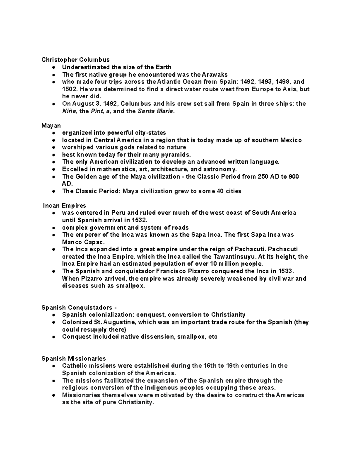 Colonialization US HISTORY - Christopher Columbus Underestimated the ...