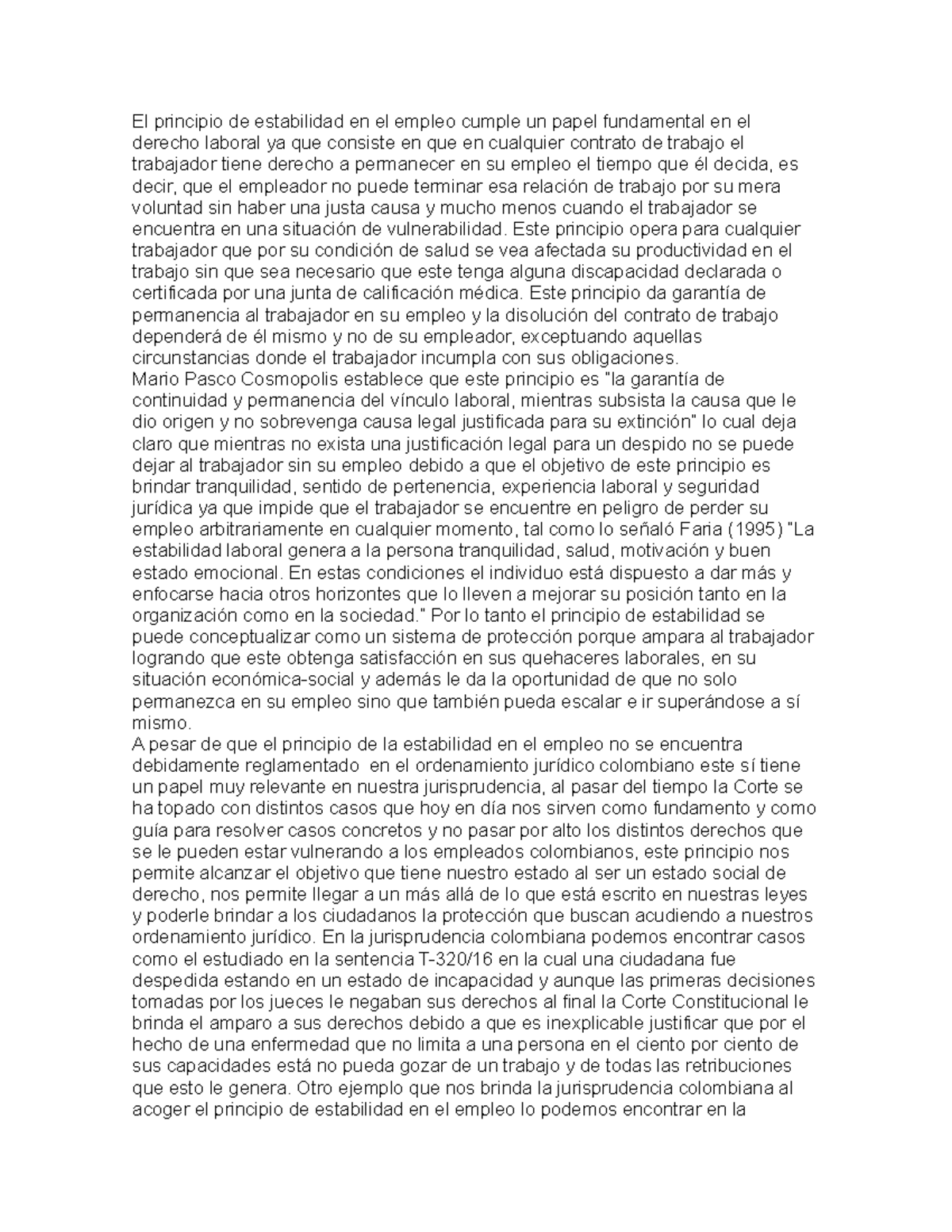 Estabilidad laboral - El principio de estabilidad en el empleo cumple ...