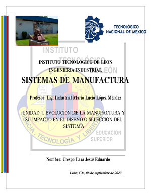 Evidencia 1.5 Recuperación - TECNOL”GICO NACIONAL DE M.. INSTITUTO ...