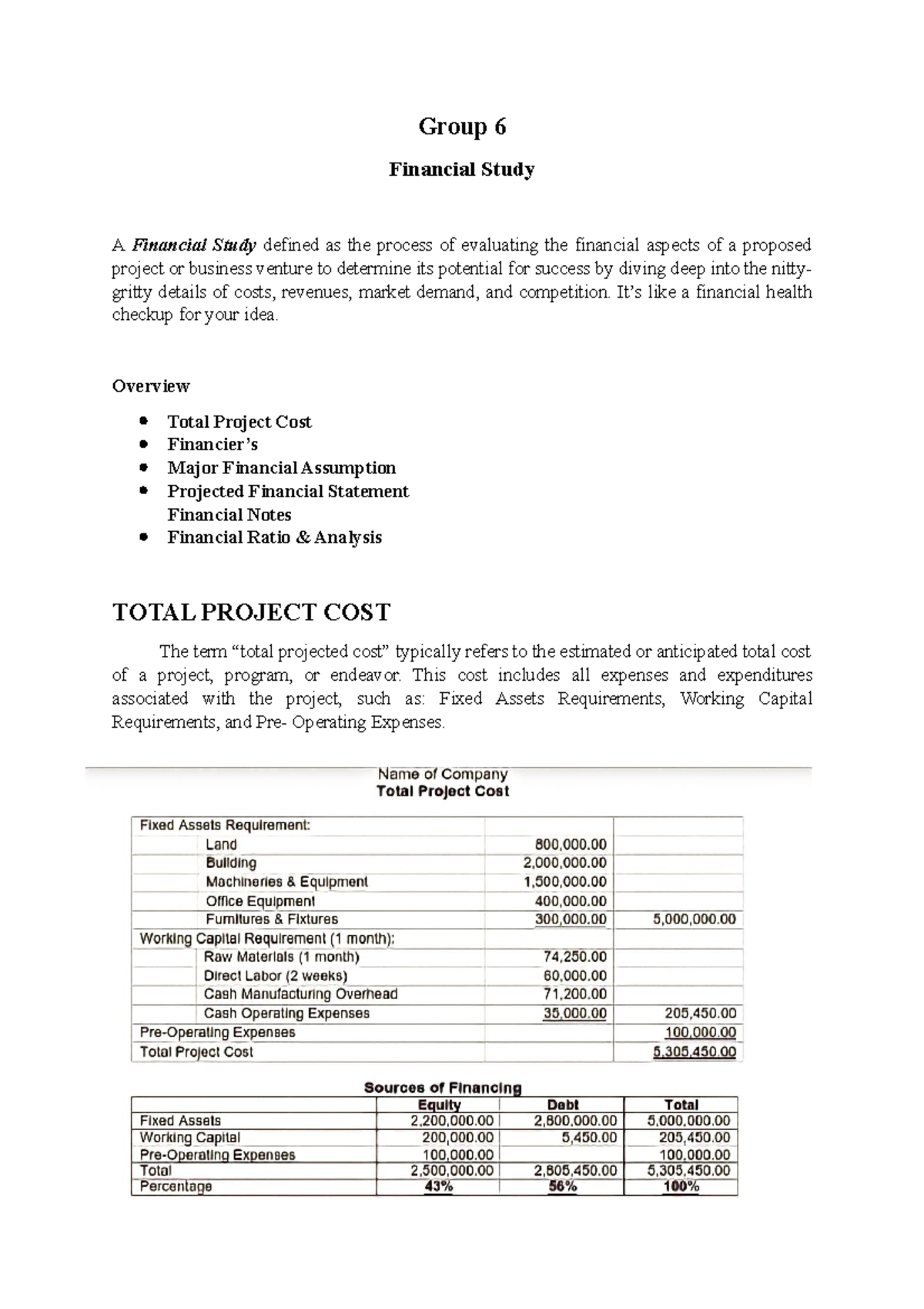 Group 6 Financial manuscript - Group 6 Financial Study A Financial ...