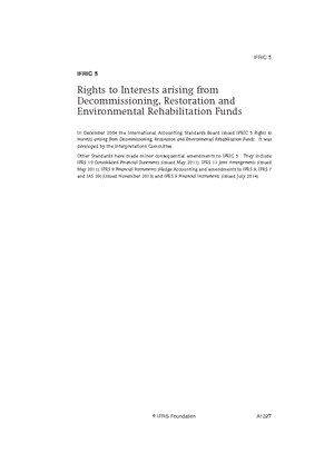 Ifric 14 - None - IFRIC 14 IAS 19—The Limit on a Defined Benefit Asset ...