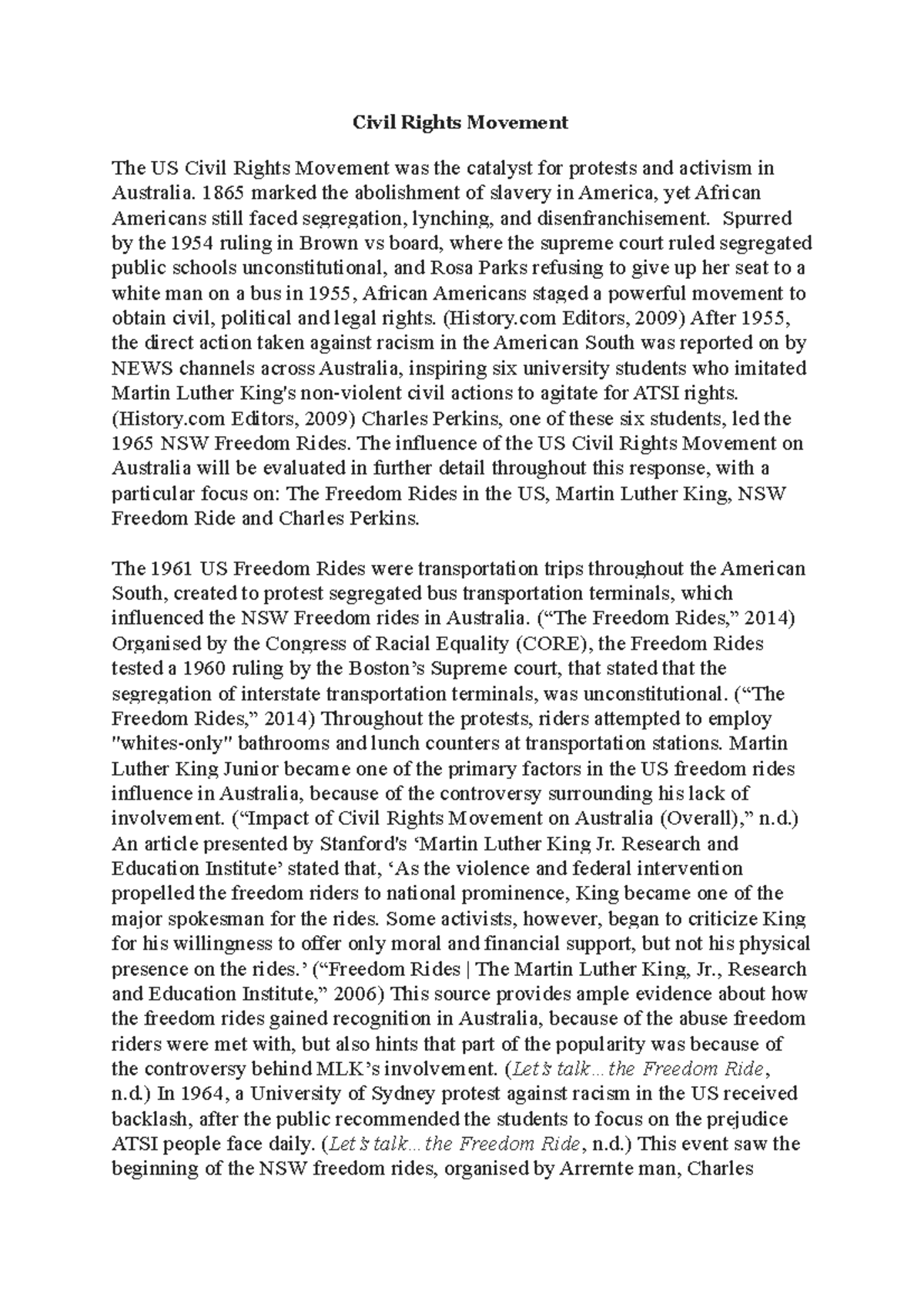 Civil Rights Movement - ngl just needed to unlock something. - Civil ...