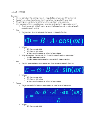 Lecture 1 - PHYS 122 - Lecture 1 – PHYS 122 Charge Charge is an ...
