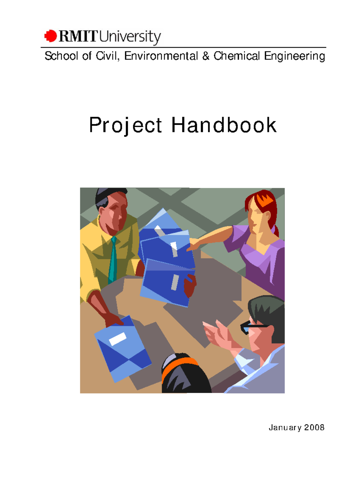 Project handbook 2008 - School of Civil, Environmental & Chemical ...