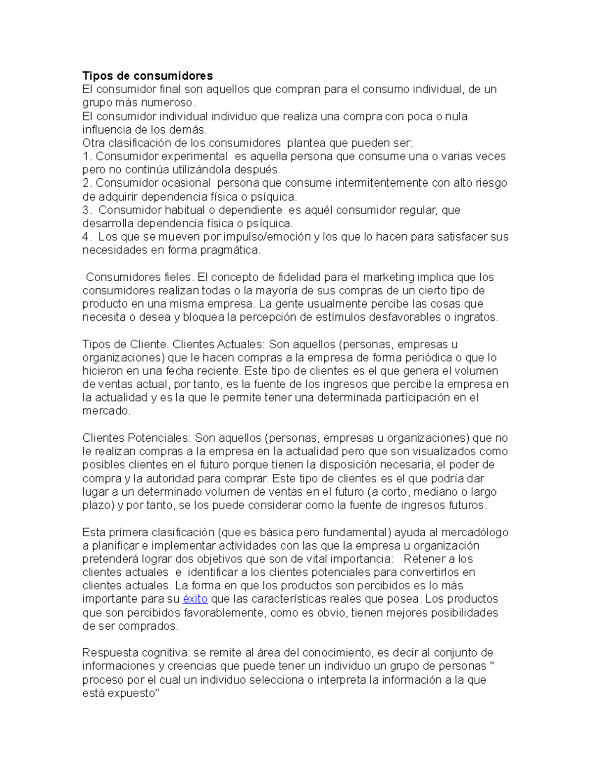 Tipos de consumidores - Mis apuntes de cada clase, no es copy y page ...