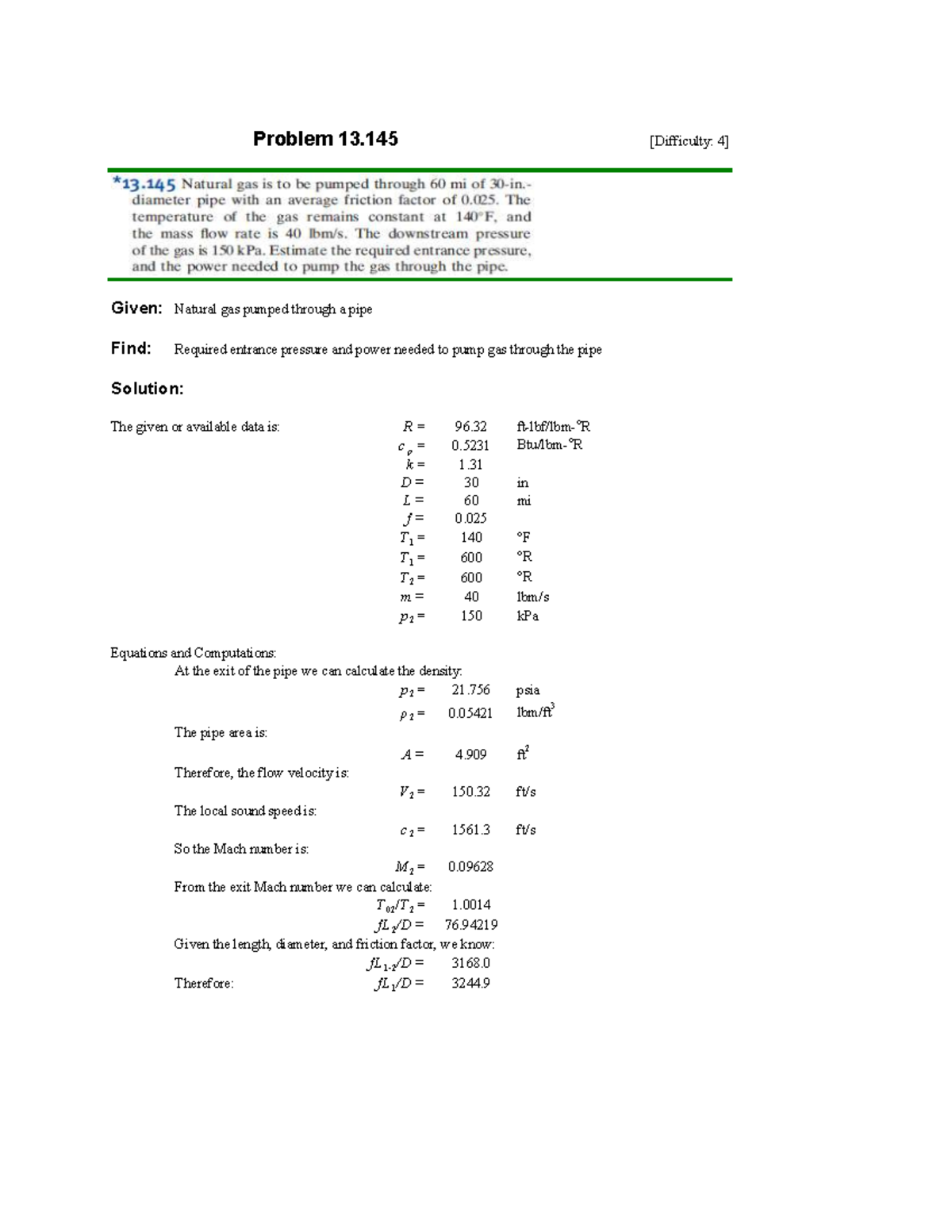 Midterm Review Exam Notes and Solutions 34 - Problem 13 [Difficulty: 4 ...