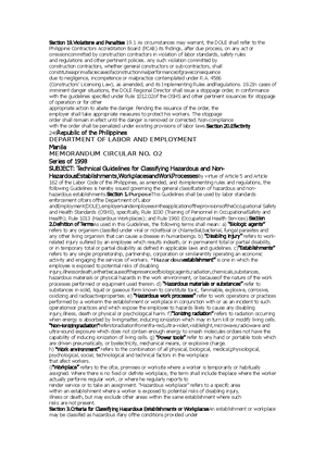 Osh 4 - osh notes - 1041 : General Requirements In every place of ...