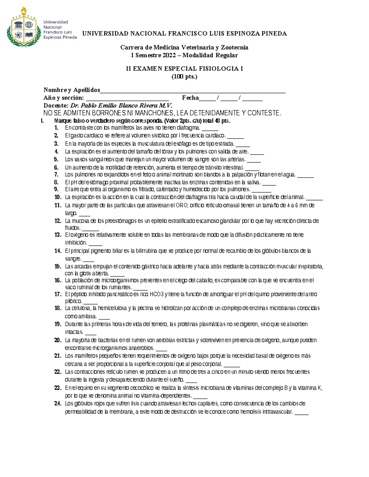 Exa Fisio I Unflep (2)2022 - copia - UNIVERSIDAD NACIONAL FRANCISCO ...