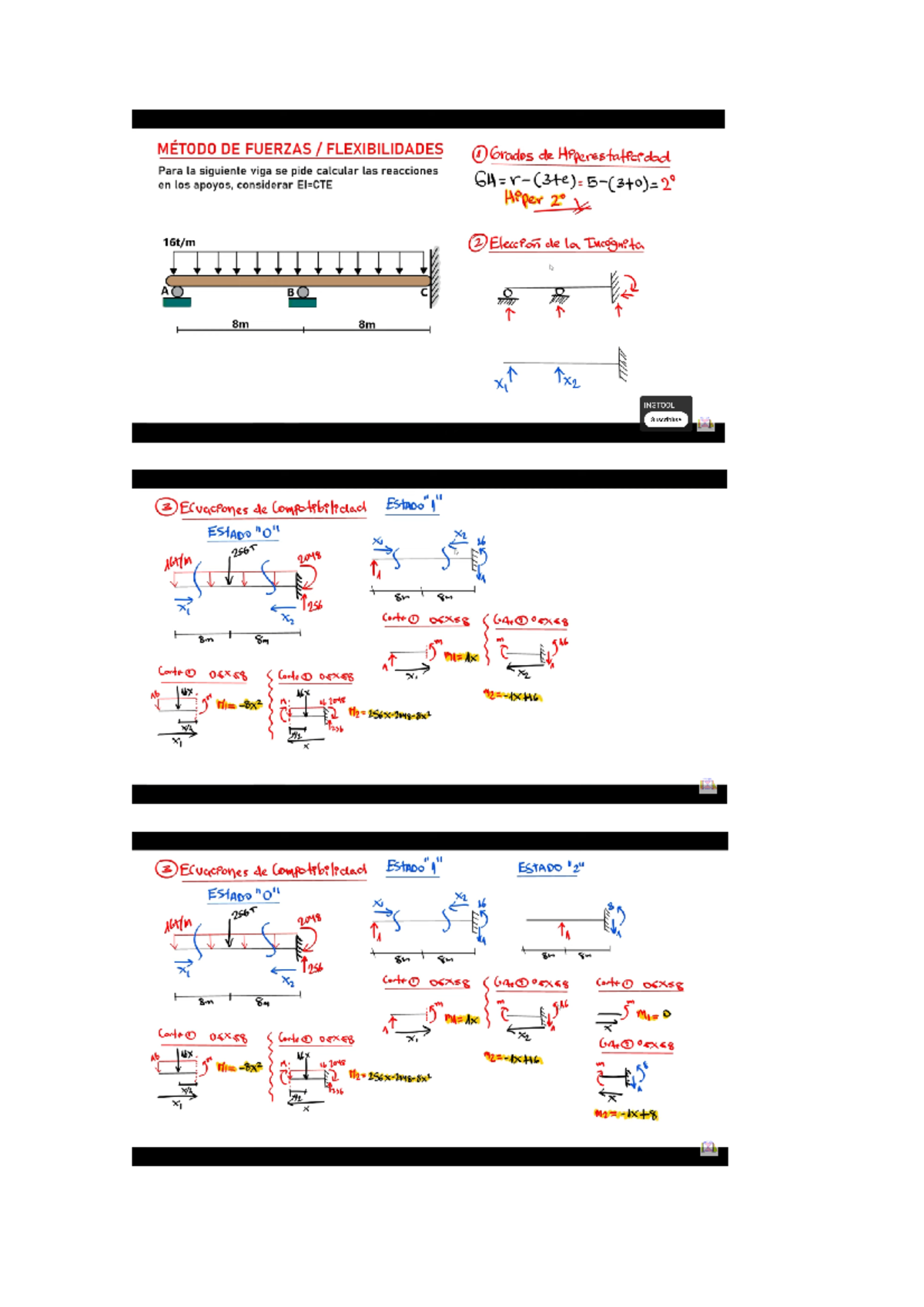 Doc1 - ejercicios de deflexión en estructuras y vigas - Analisis estructural - Studocu
