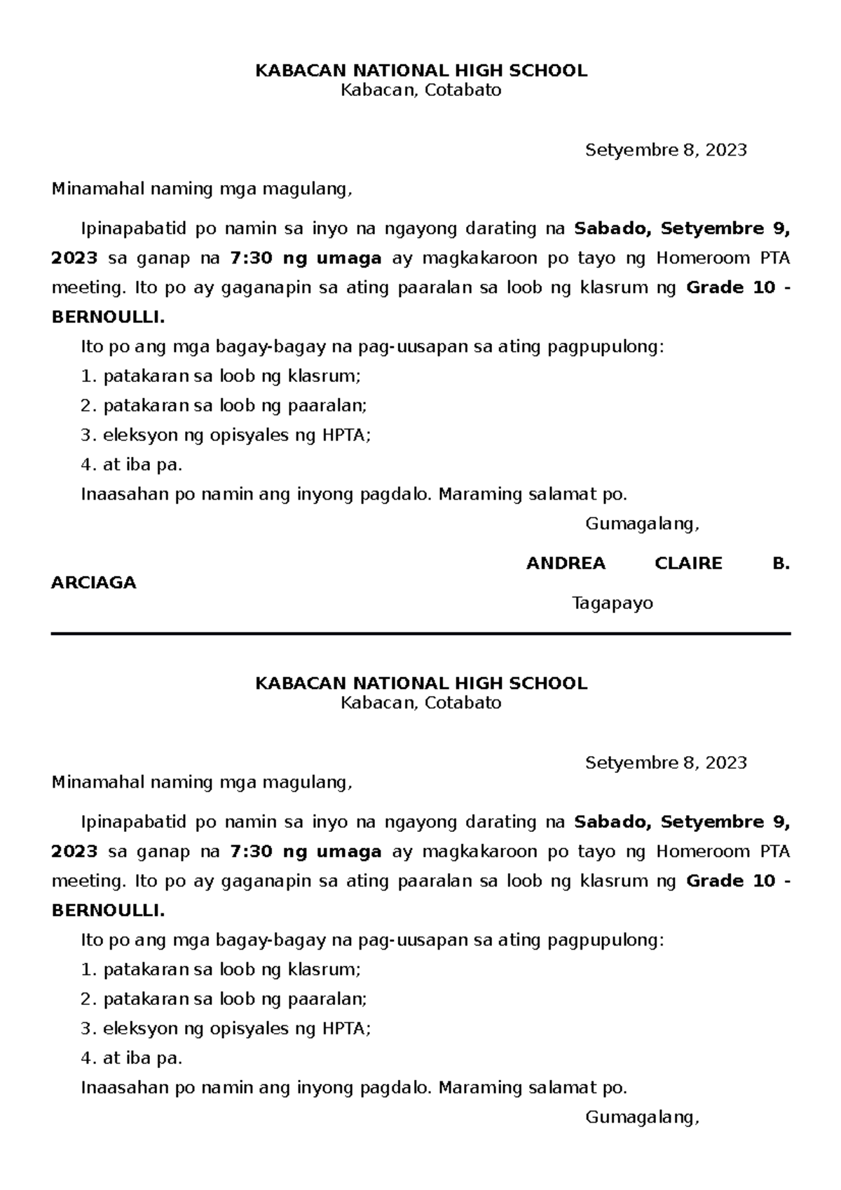 Local media 5739474148775449673 - KABACAN NATIONAL HIGH SCHOOL Kabacan ...