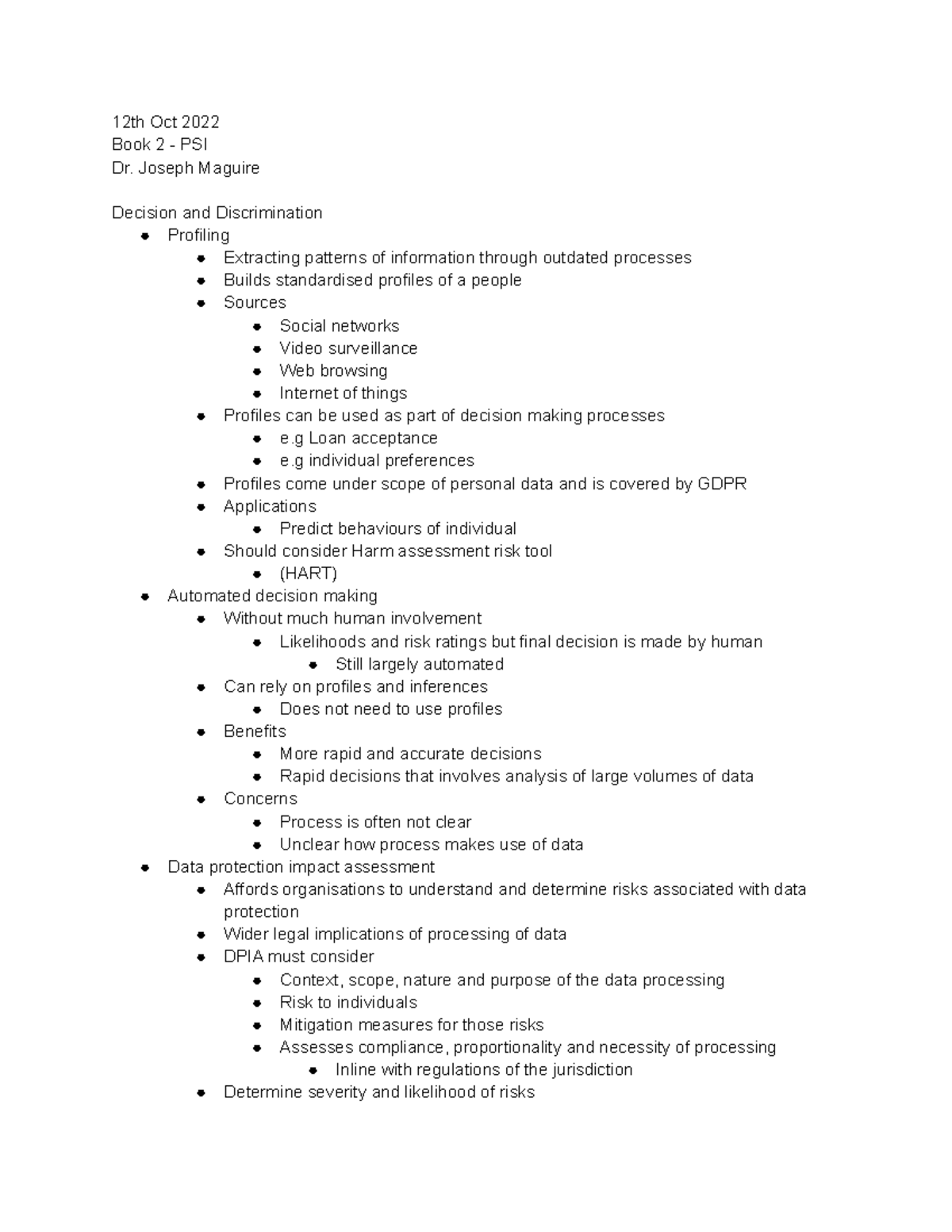 Professional Skills and Issues Book 2 - 12th Oct 2022 - 12th Oct 2022 Book 2 - PSI Dr. Joseph ...