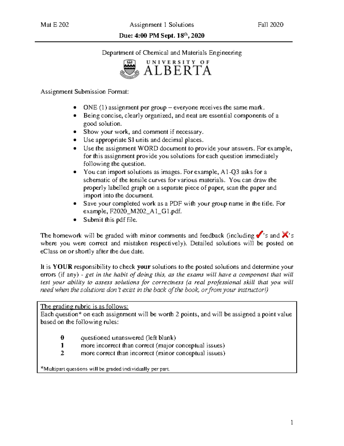 F2020 M202 A1 Solutions - Due: 4:00 PM Sept. 18th, 2020 Department of ...