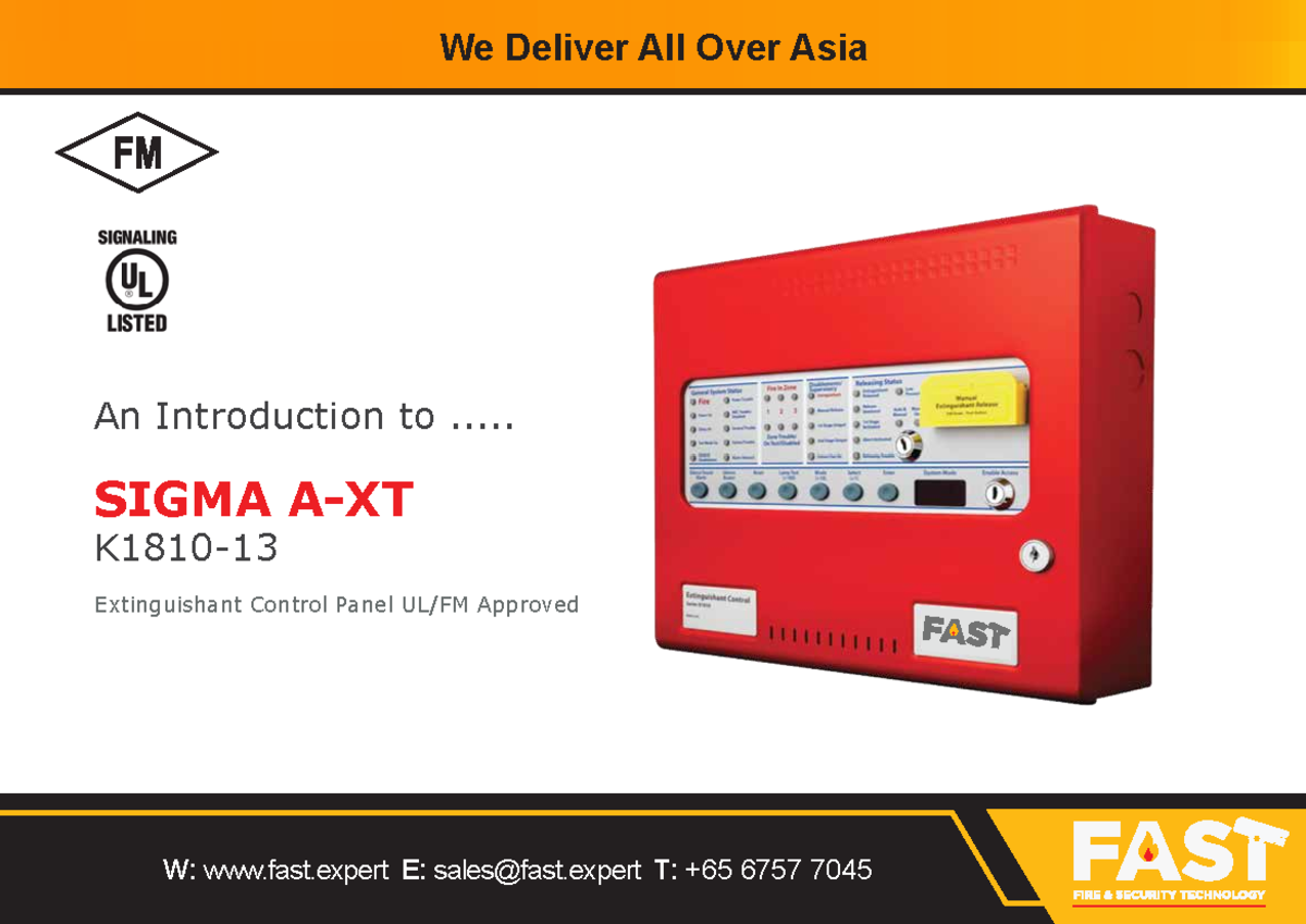 Sigma-A-XT Brochure - My study material - W: fast E: sales@fast T: +65 ...