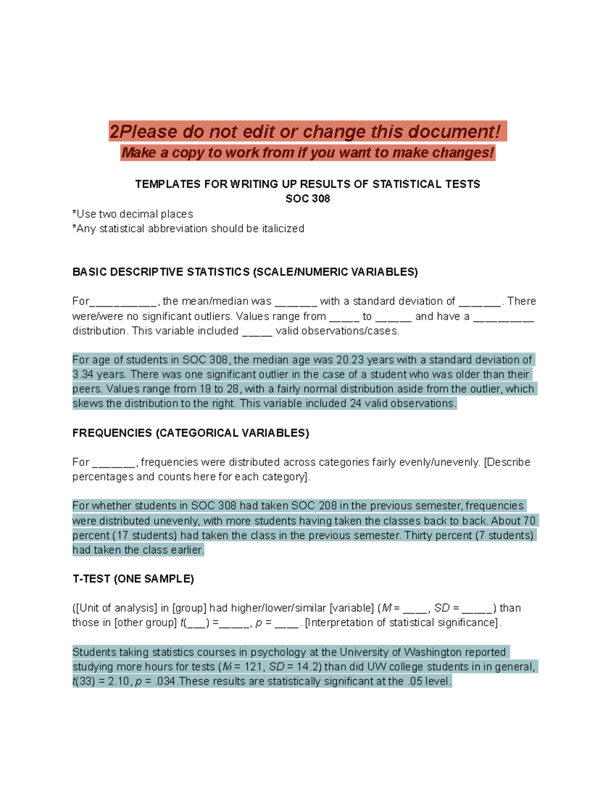 Results Write-UP Templates - 2Please do not edit or change this ...