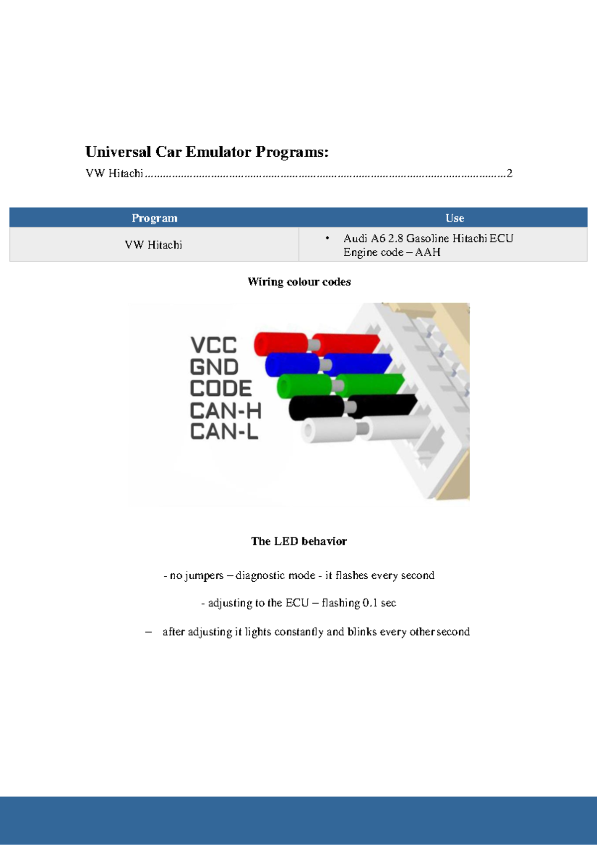 VW hitachi - eeffefvrvrvrvs - 1 Back to Main Page Universal Car ...