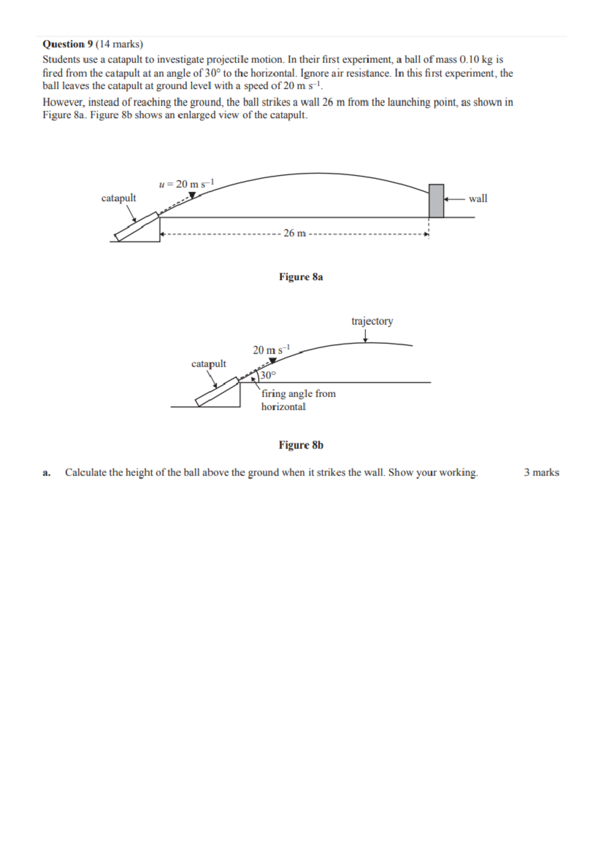 Projectile exam questions - Studocu