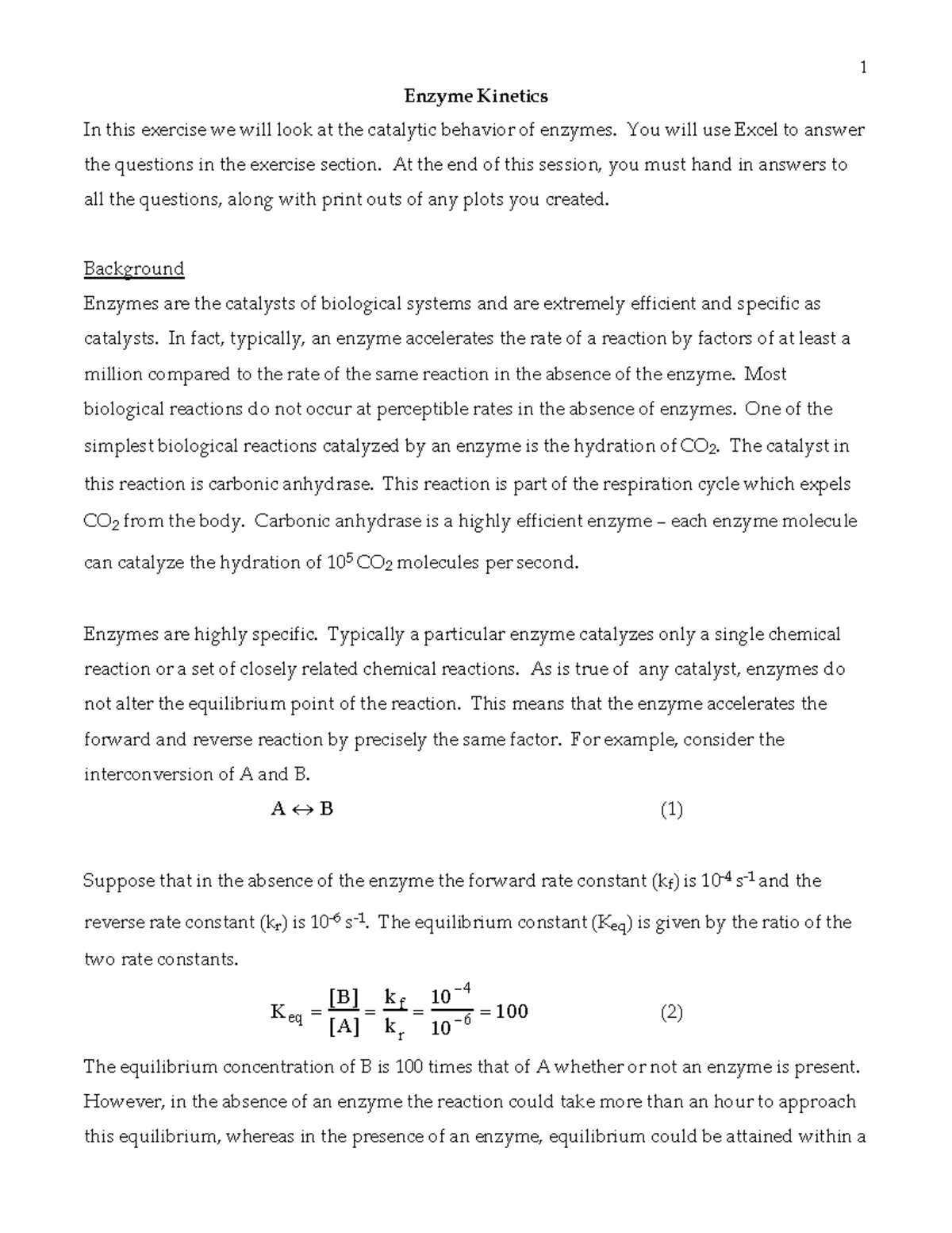 Enzyme Kinetics - Warning: Popup annotation has a missing or invalid ...