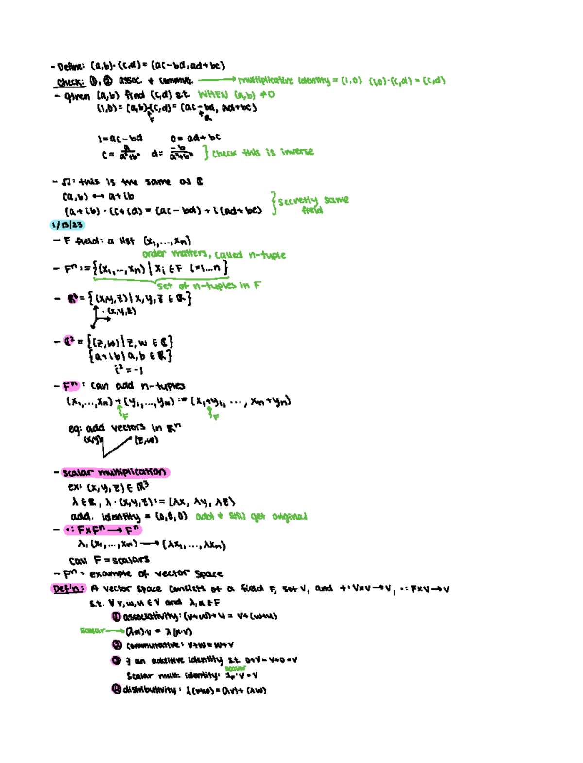 1B - From the class taught by Shelly Harvey, these are the lecture ...