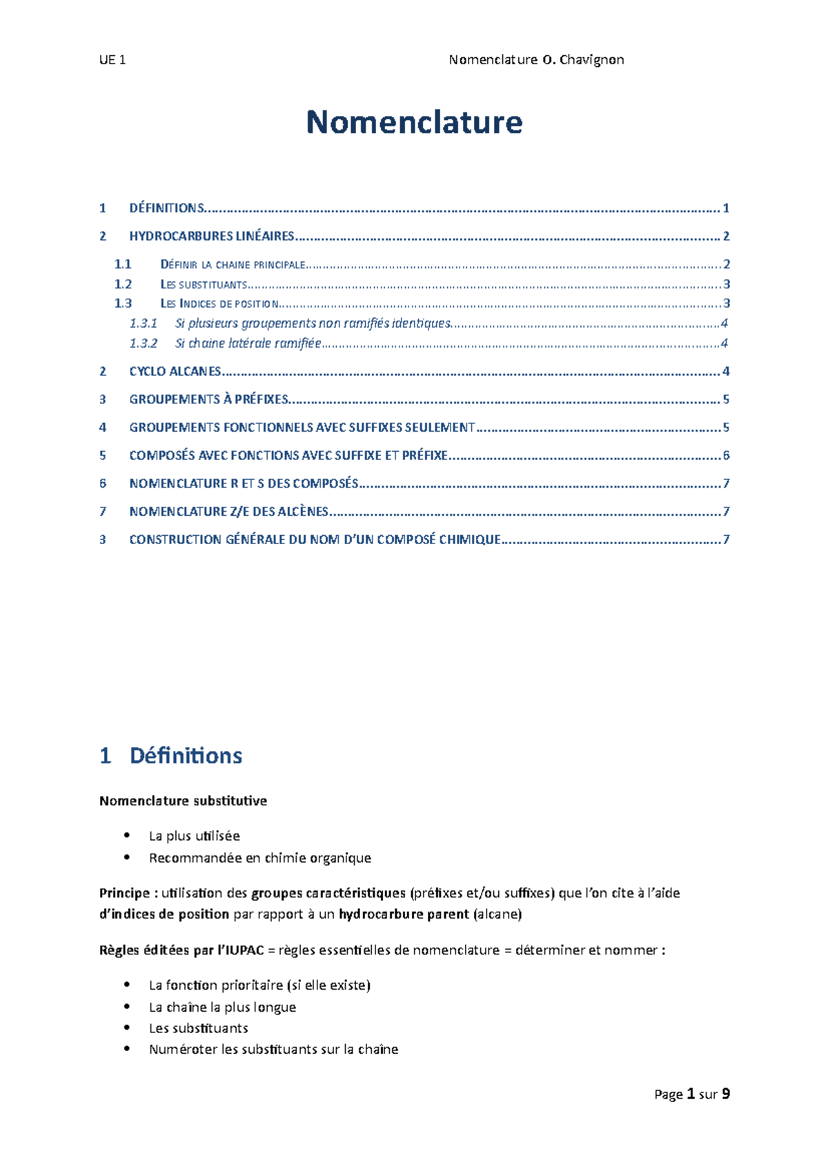 2. Nomenclature - Nomenclature 1 - Studocu