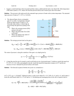 Solution set 4 - CAE 302 Problem Set 4 Due September 17, 2018 Part 1 ...