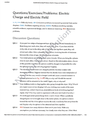 Phys 2326 wk 4 - Gauss's Law and electric potential - PHYS 2326 - Studocu