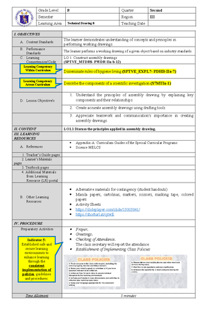 Exam draft - TLE 1st grading exam: dressmaking - Republic of the ...