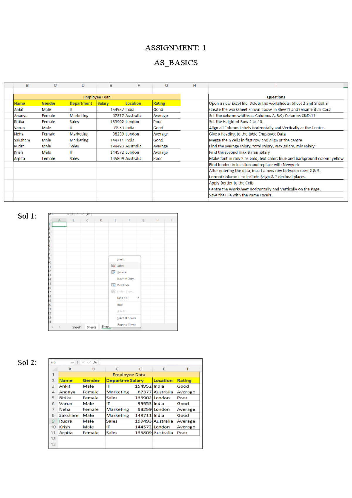 Assignment 1 merged merged - ASSIGNMENT: 1 AS_BASICS Sol 1: Sol 2: Sol 3: Sol 4: Sol 5: Sol 6 ...