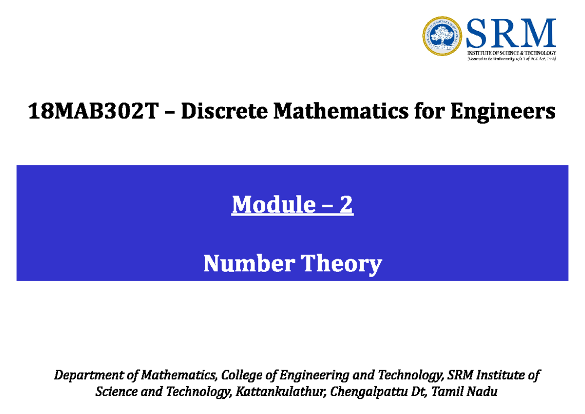 UNIT 2 - unit 2 of sem 5 - Discrete Mathematics - Studocu