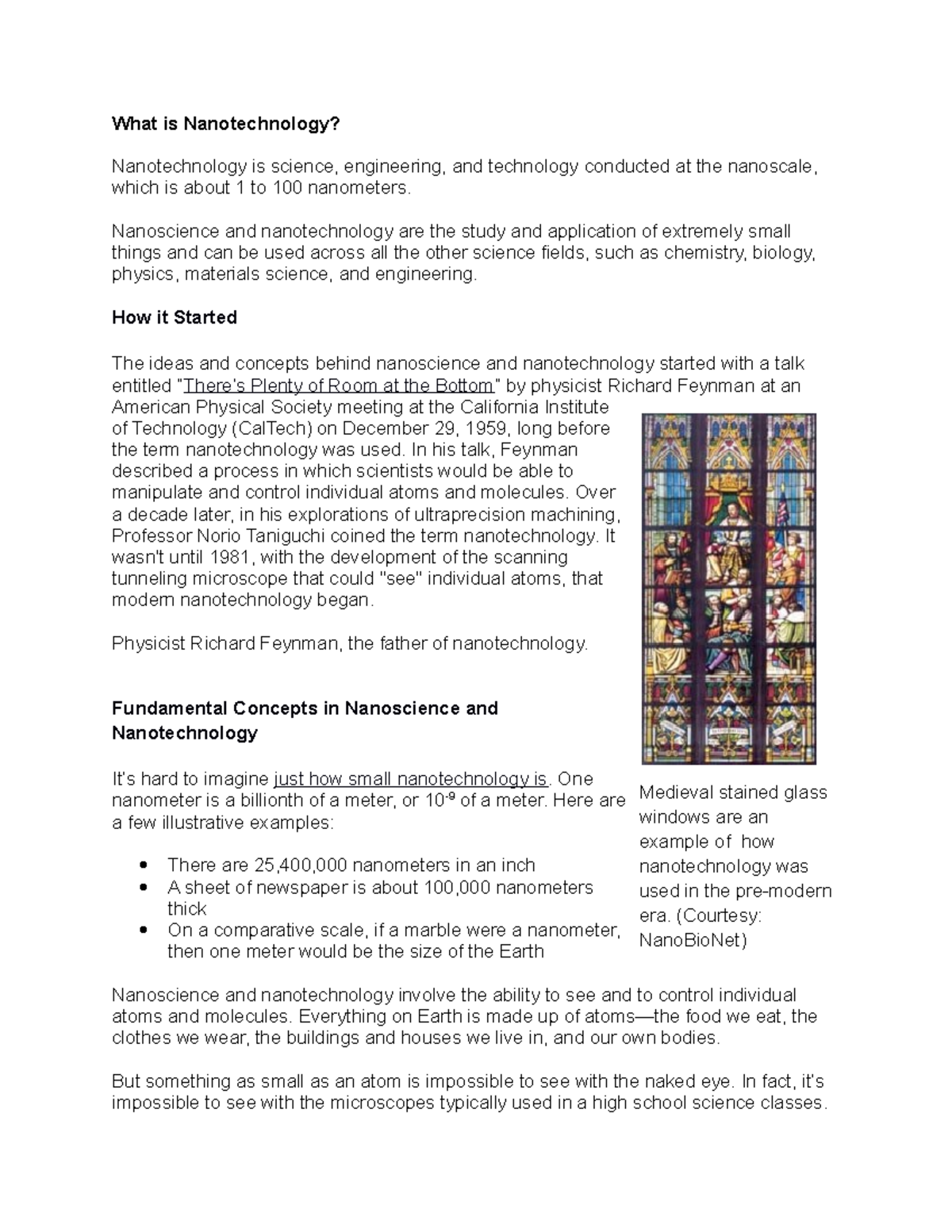 What-is-Nanotechnology - What is Nanotechnology? Nanotechnology is ...