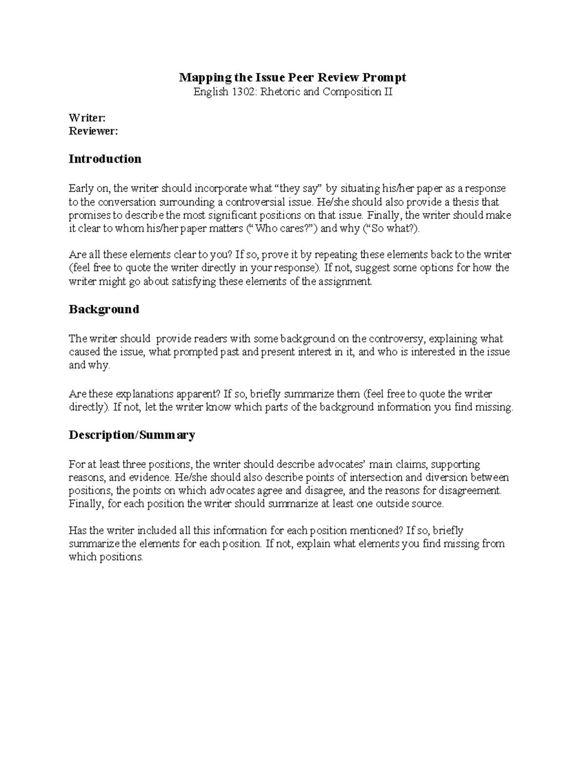 Mapping+Peer+Review+Prompt - Mapping the Issue Peer Review Prompt ... Mapping+Peer+Review+Prompt - Mapping the Issue Peer Review Prompt ...