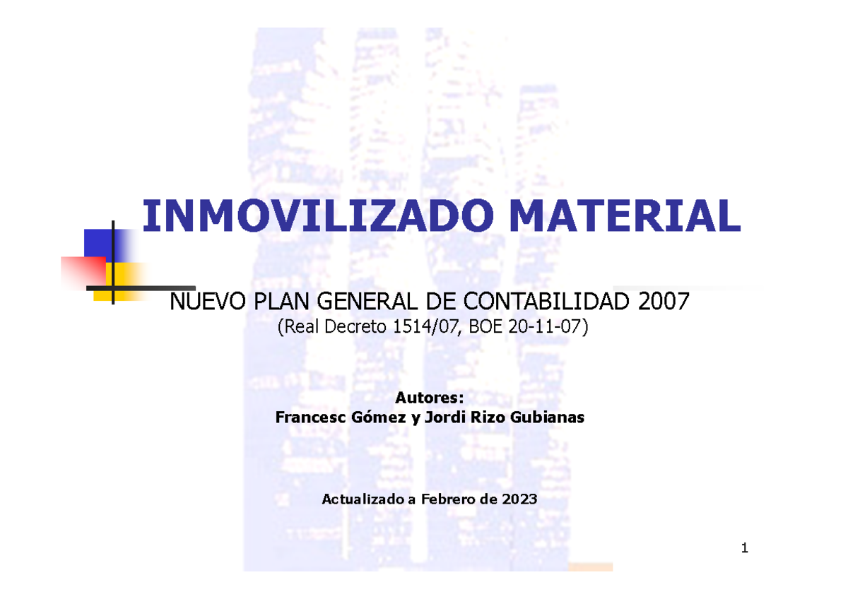 Nuevo PGC Definitivo Inmovilizado Material 25-11-07 Jordi rectificat FG ...