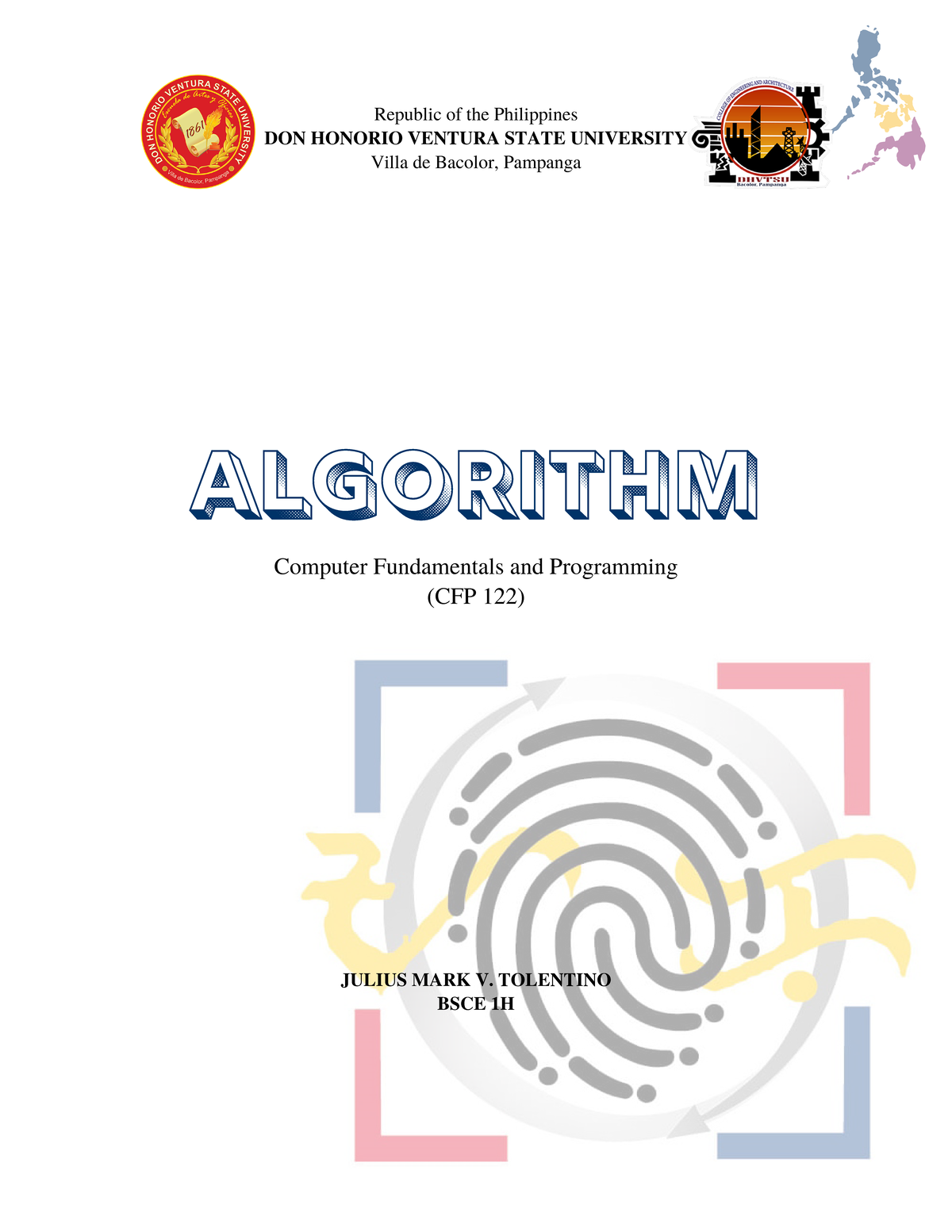 Algorithm - Phil Sys ID - Republic of the Philippines DON HONORIO ...