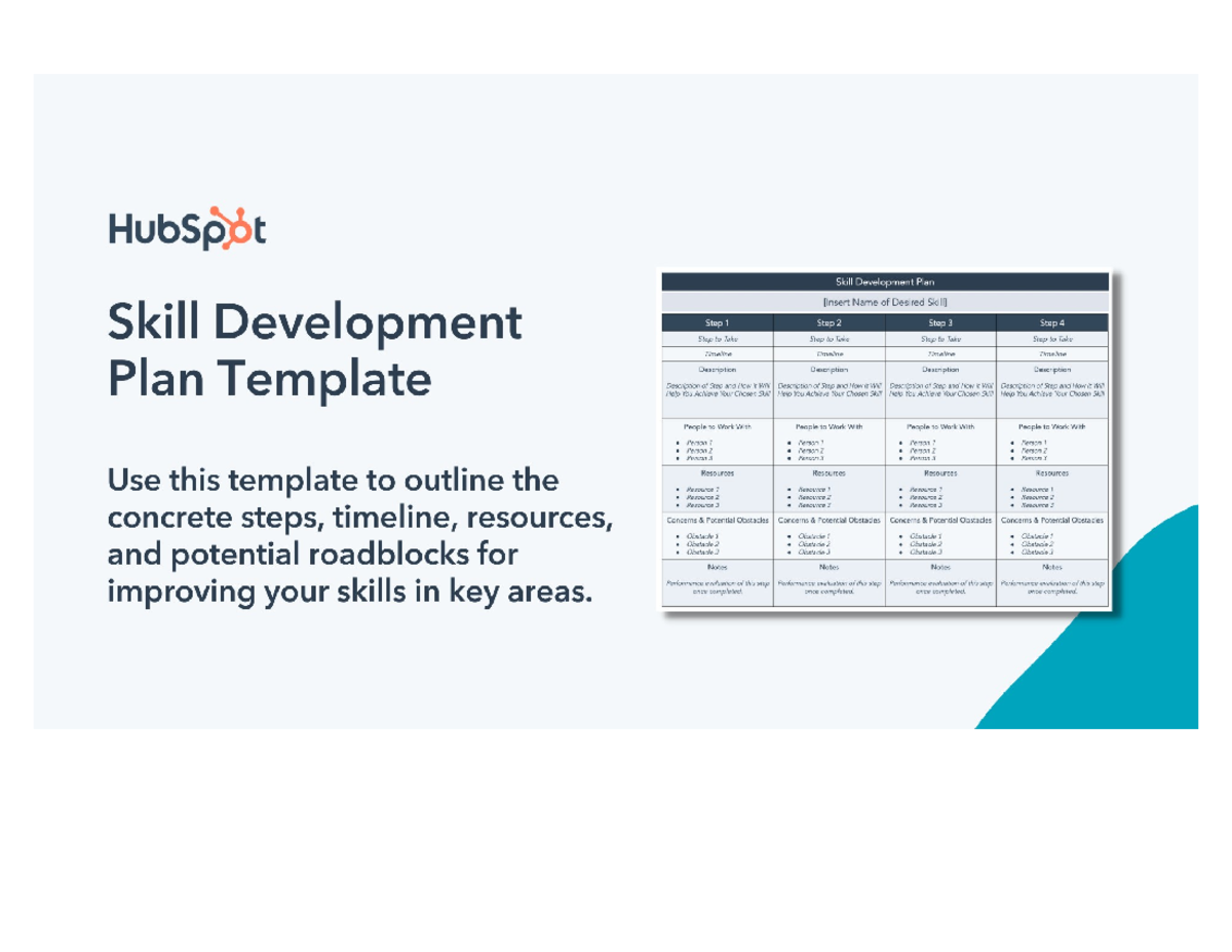 Skill Development - Hi There. Thanks for Downloading This Resource. You ...