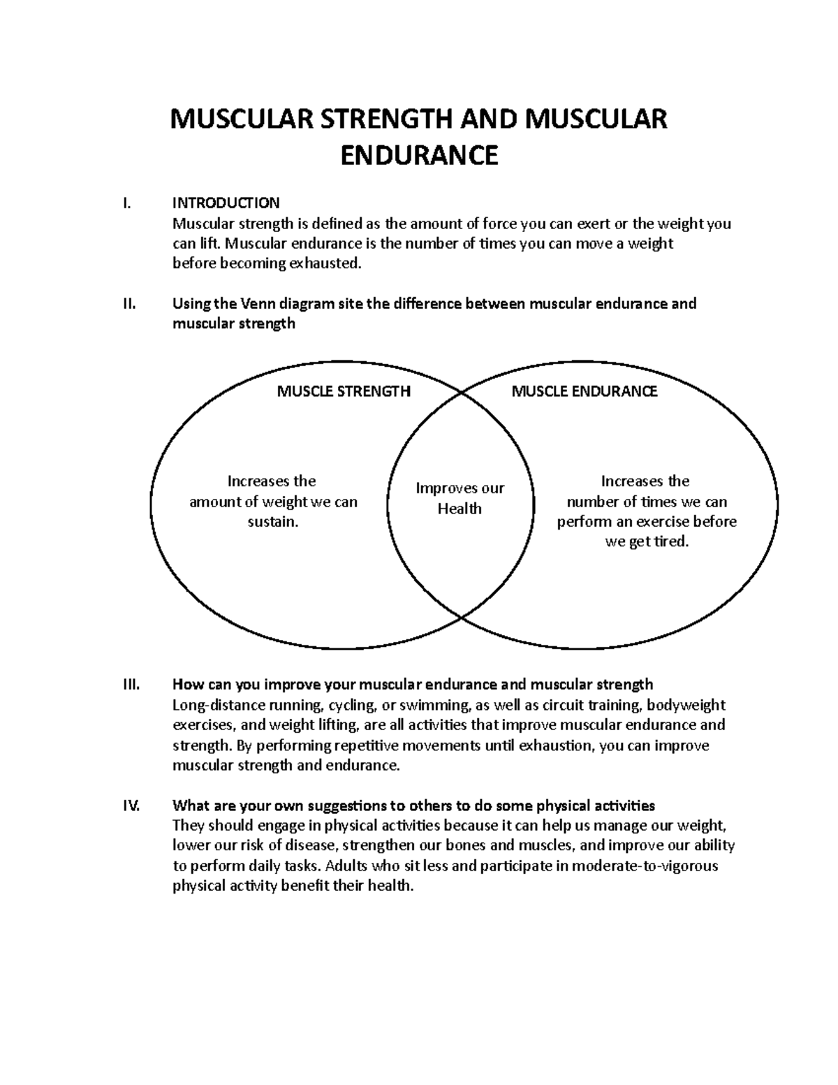 PHED2N - Ramil Bernardo, Written report - MUSCULAR STRENGTH AND ...