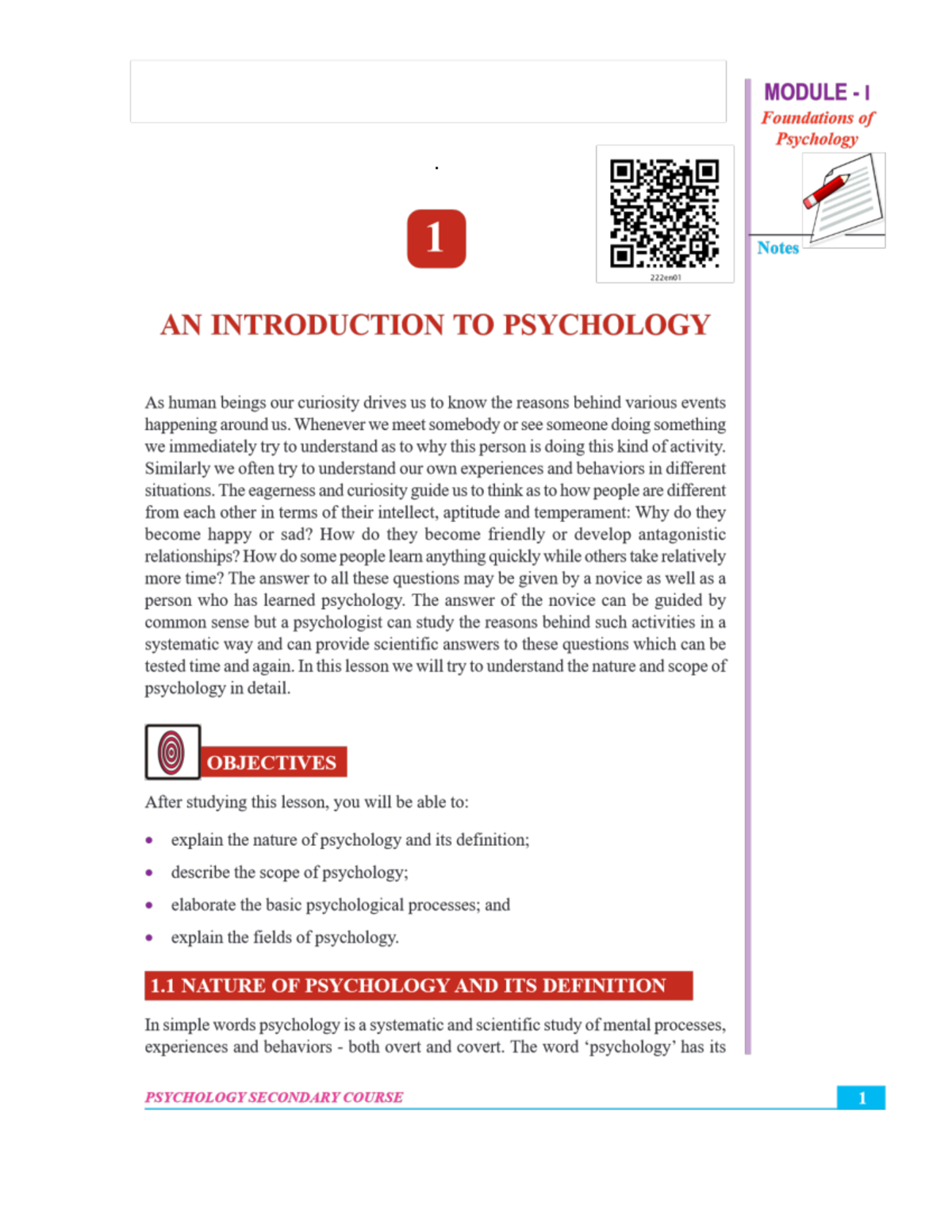 Introduction to psychology - Psychology - Studocu