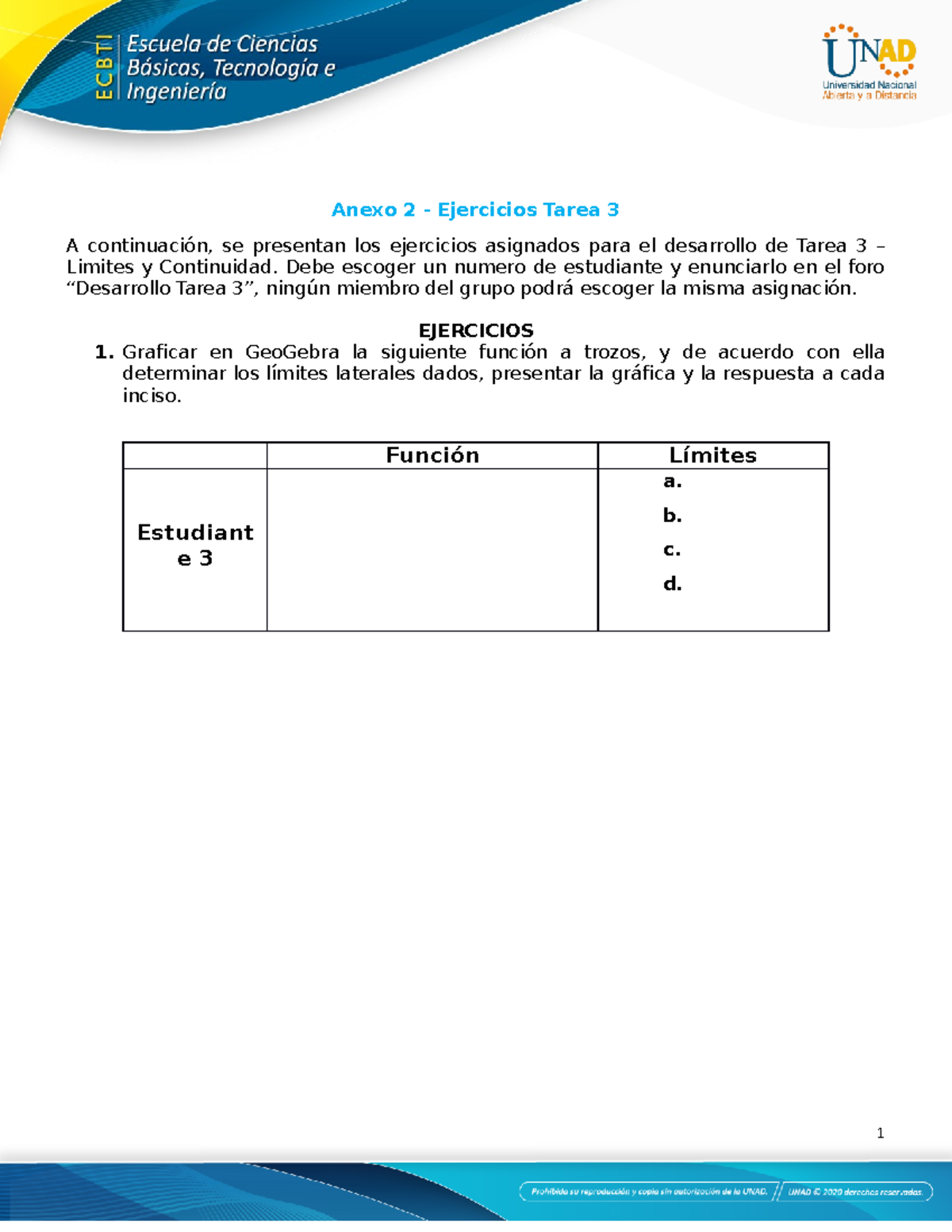 Solución Nicolas Mendez Ejercicios Estudiante 3 Tarea 3 - Anexo 2 ...