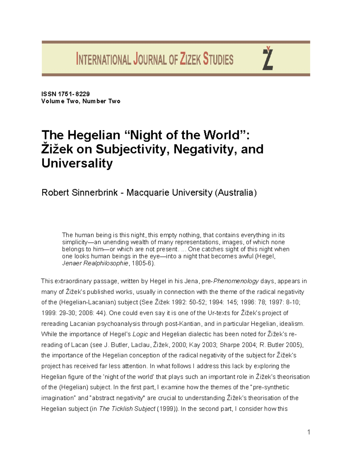 104 230 1 SM - Process-Oriented Art - ISSN 1751- 8229 Volume Two ...