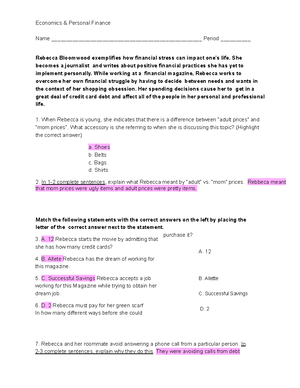 Copy of Bummer Insurance Game - Name: ___________________ “Bummer ...