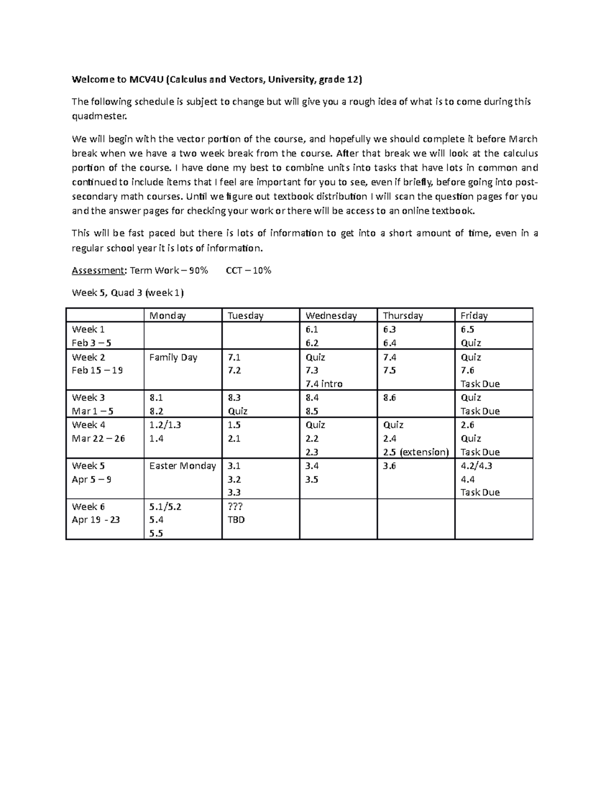 Welcome to MCV4U - adasdasdasd adsdasdasdassd sada sd sdasdas dasdas ...