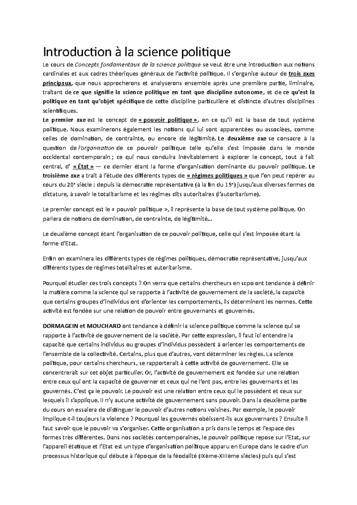 Introduction à la science politique - Introduction à la science ...