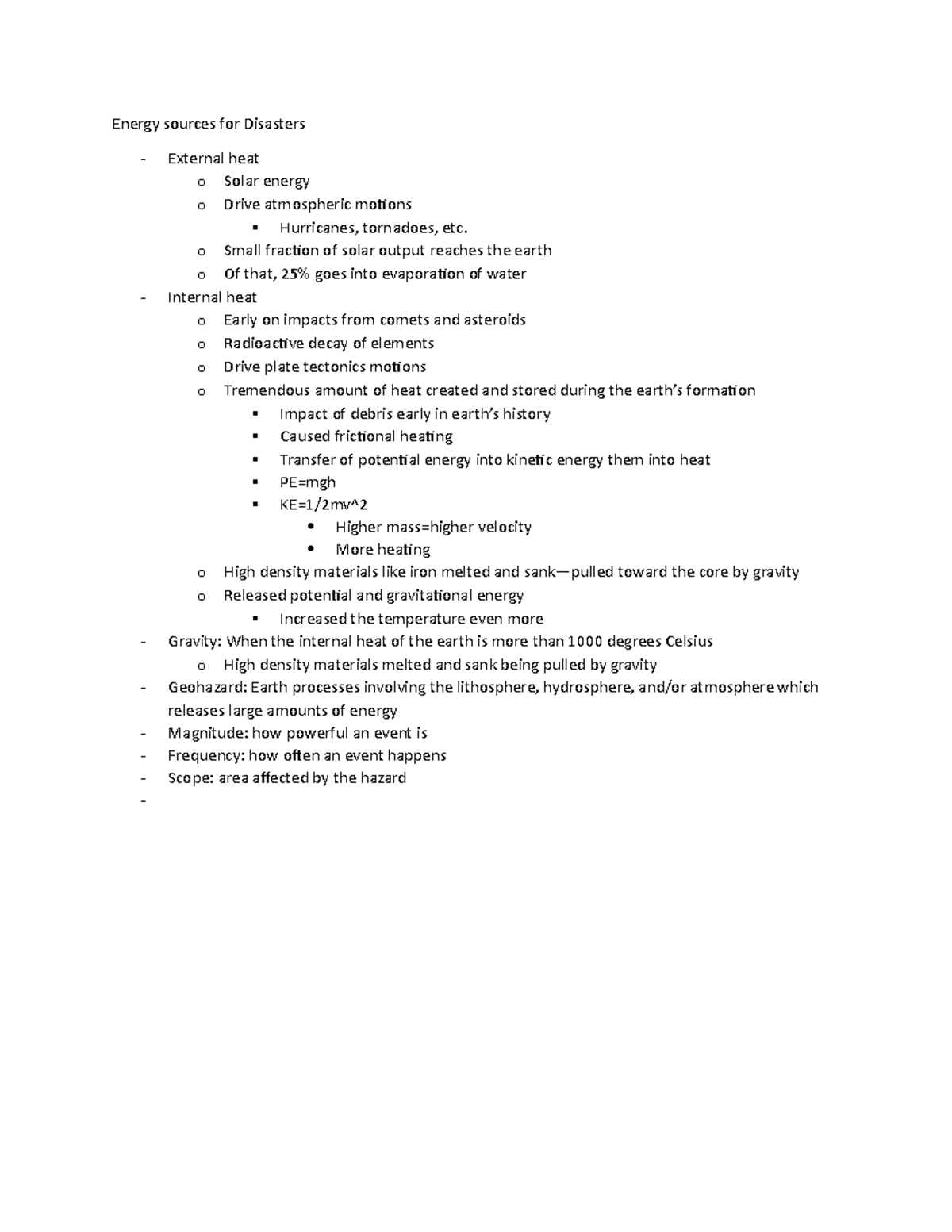 Energy sources for Disasters - Energy sources for Disasters External ...