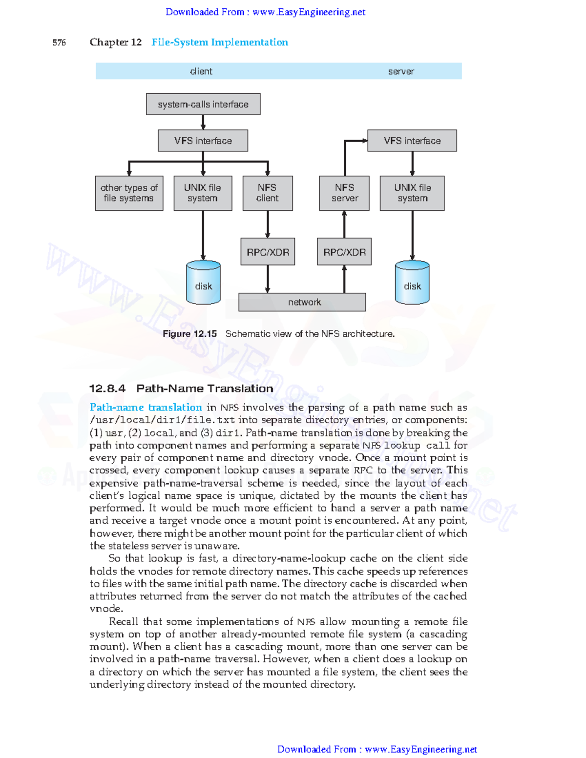 7 - Os operating sm - 576 Chapter 12 File-System Implementation disk ...