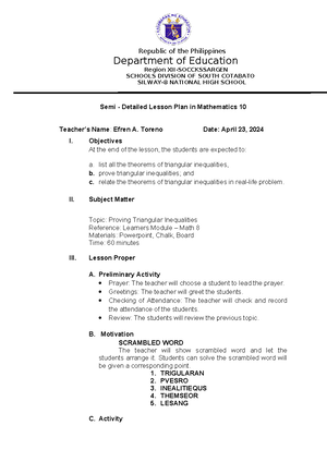 Applicatio Letter- Efren Toreno - August 2, 2024 Subject: Job ...