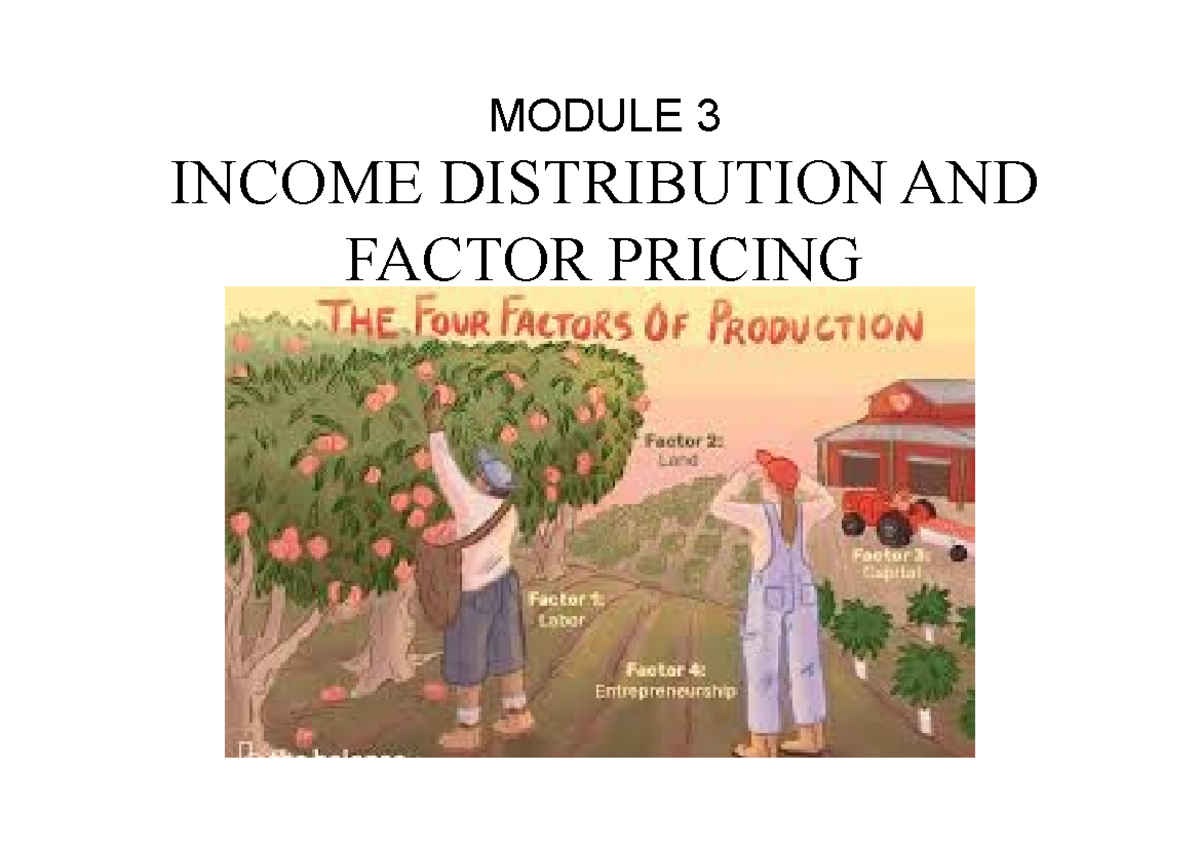TPP, APP and MRP - Notes - MODULE 3 INCOME DISTRIBUTION AND FACTOR ...