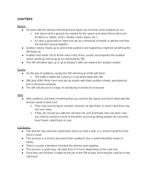 Stage Management Basics Ch.3 Theater Hierarchy - CHAPTER 3 Producer ...
