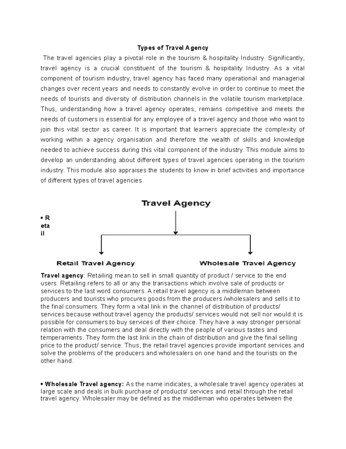 C - notes that will help you in your assignments - Types of Travel ...