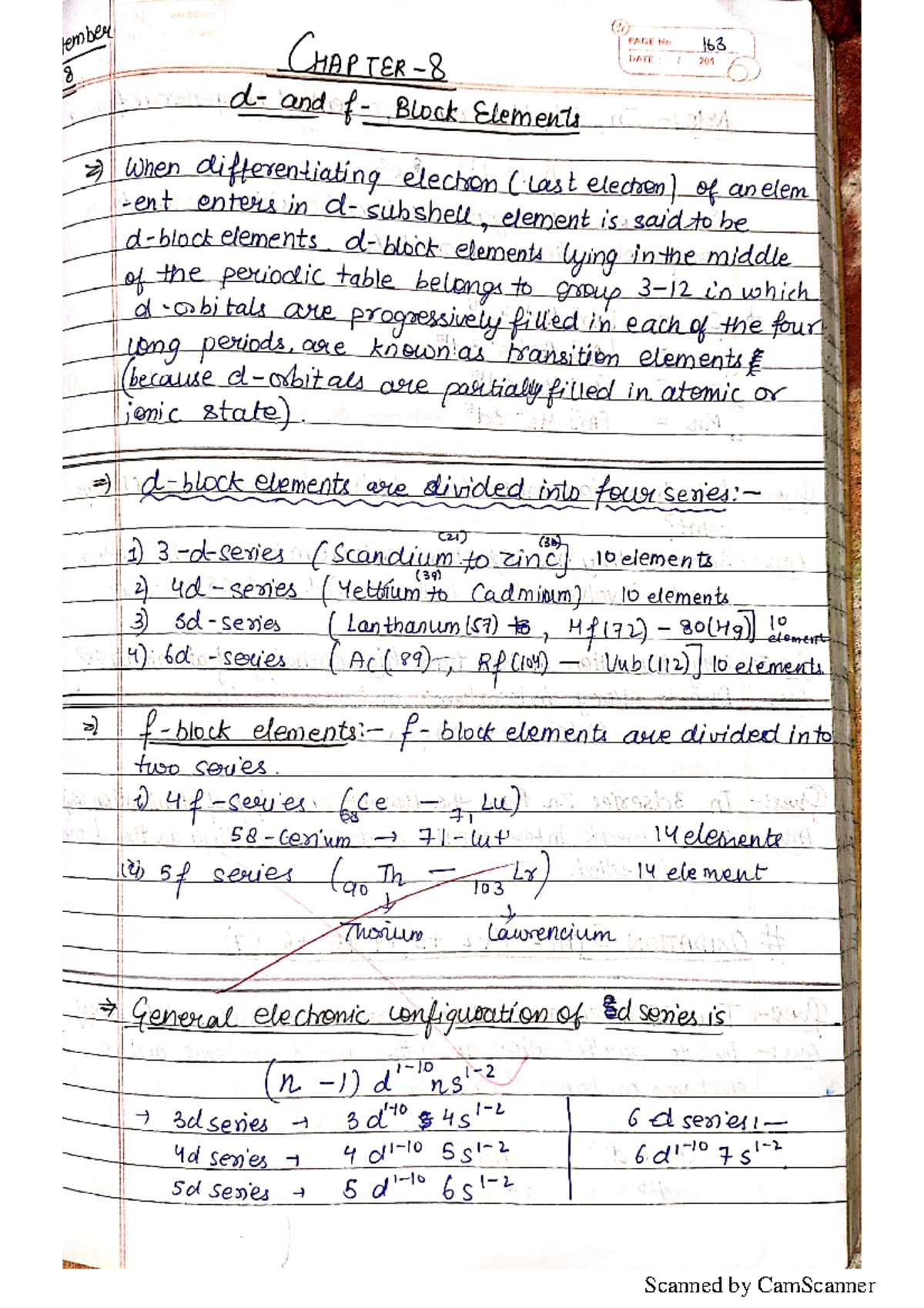 Ch-8 d and f block - ncert notes - Chemistry 12 - Studocu