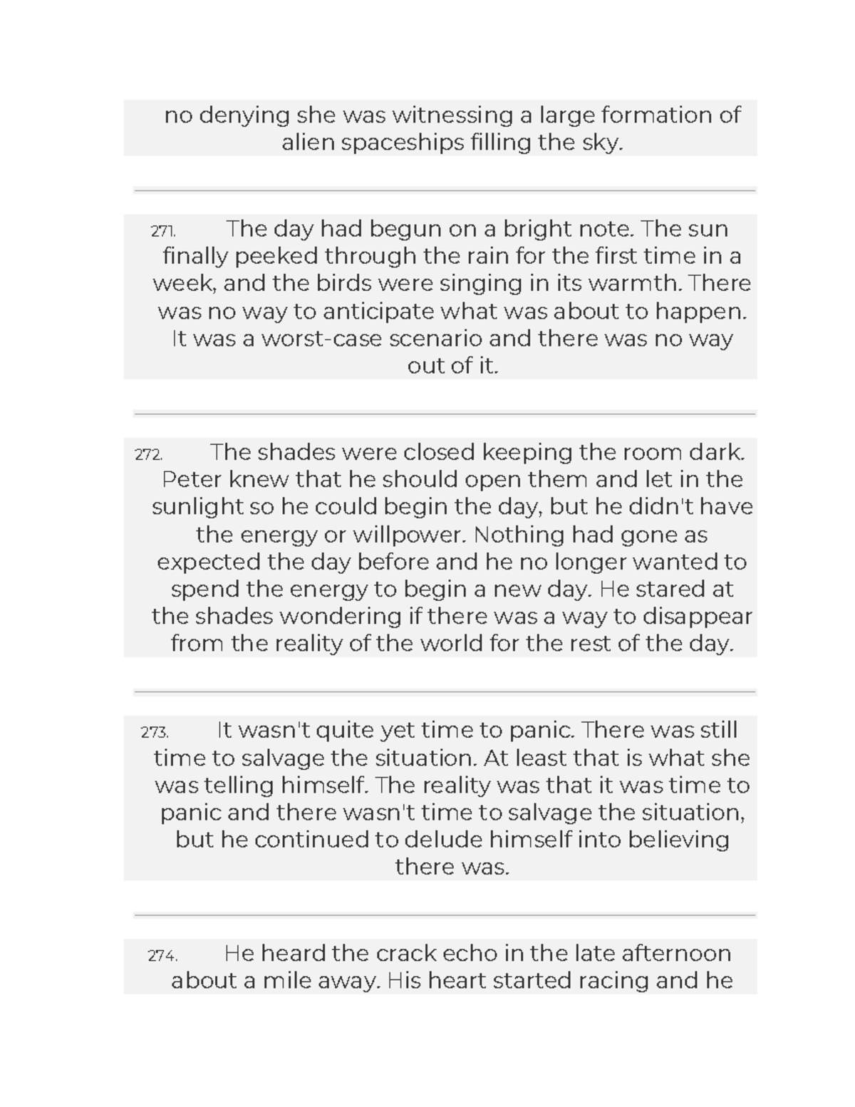 The importance of proper-83 - no denying she was witnessing a large ...