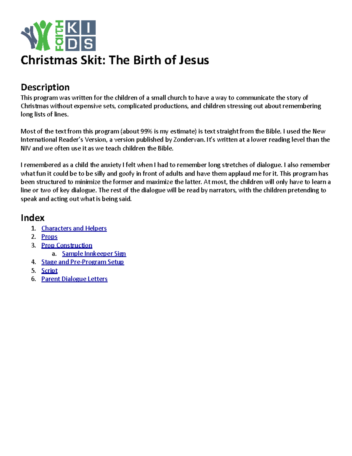 Christmas Skit 2011 - A skit about the birth of jesus christ ...